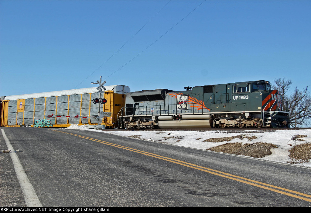 UP 1983 Heritage unit works Dpu.